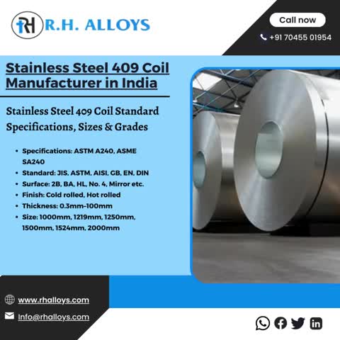 SS 409M Sheet | SS 409M Plate | SS 409 Coil | Stainless Steel Coil - R ...