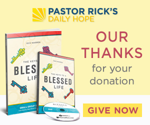 Listen to Pastor Rick Warren - Pastor Rick's Daily Hope Radio Online